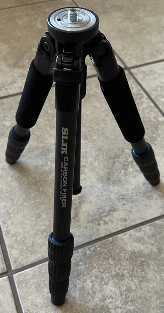 SLIK PRO 624CF Carbon Fiber Ultra Light Tripod Excellent Condition With ...