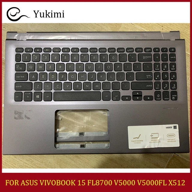 FOR ASUS VIVOBOOK 15 FL8700 V5000 V5000FL X512 Grey C Shell Cover Upper ...