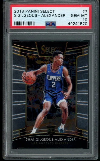 SHA GILGEOUS-ALEXANDER 2018 Select Concourse PSA 10 #7 RC Rookie ...