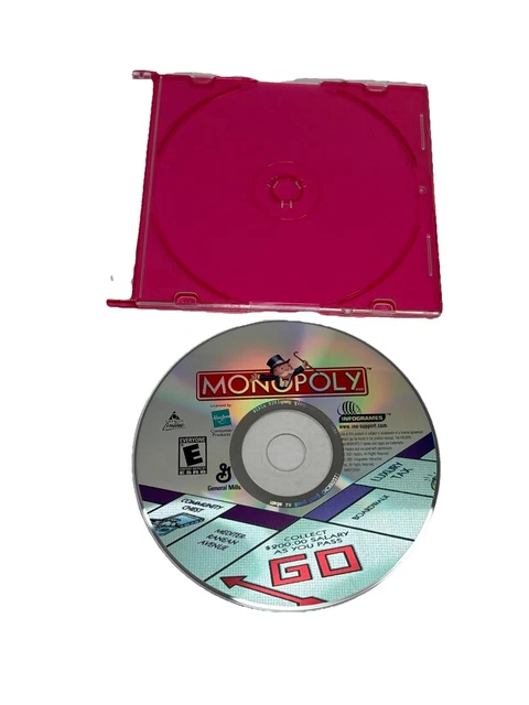 MONOPOLY PC CD-ROM 2001 Hasbro / General Mills Interactive Windows Game ...