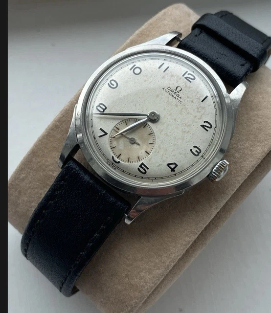 OMEGA MEN’S BUMPER Automatic Stainless Steel Watch 1940’s Vintage £516. ...
