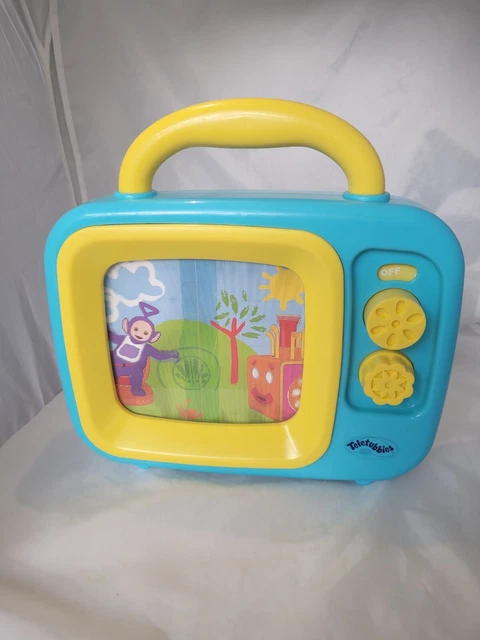 TELETUBBIES WIND UP TV Musical Television Scrolling Picture Toy. Fully ...