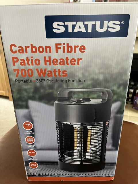 STATUS 700W TABLE Top Patio Heater - CFOPH-700W ST-165 £14.99 - PicClick UK