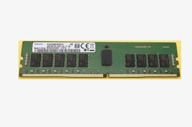 1X SAMSUNG 16GB 2666MHz RAM PC4-2666V-RE1-12 2Rx8 DIMM 288Pin DDR4 ECC ...