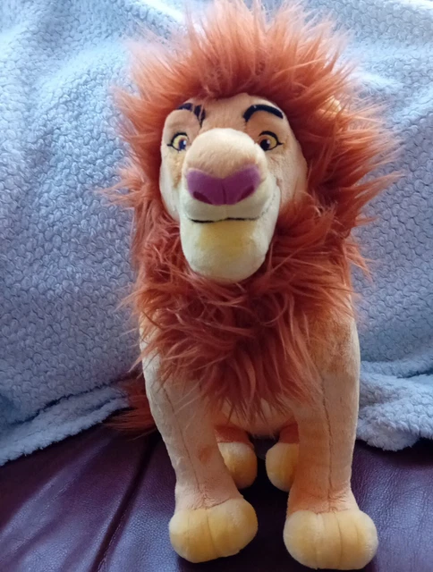 DISNEY STORE MUFASA Lion Soft Plush Toy Teddy Cuddly The Lion King £20. ...