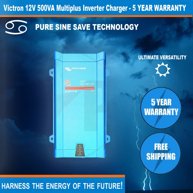 VICTRON MULTIPLUS 12V 500VA 20A Inverter Charger - 12/500/20-16 EUR 406 ...