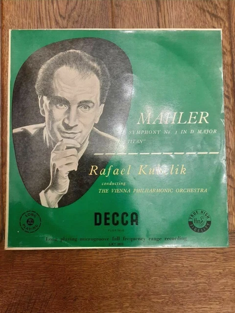 MAHLER- SYMPHONY NO.1 In D "Titan" , Rafael Kubelik / V.P.O. DECCA LXT 2973, EX £14.90 - PicClick UK