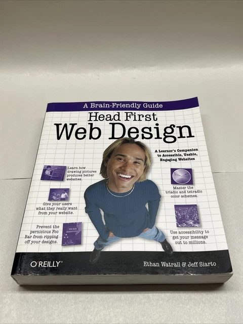 O’REILLY HEAD FIRST Web Design: A Brain-Friendly Guide NEW $8.99 - PicClick