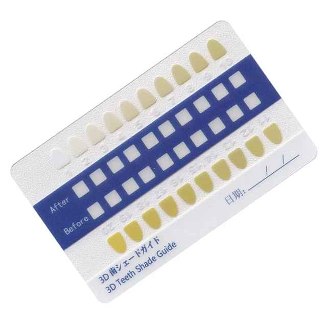 BLEACHING SHADE GUIDE Tooth Color Chart Dental Supply for Dentist £7.35 ...