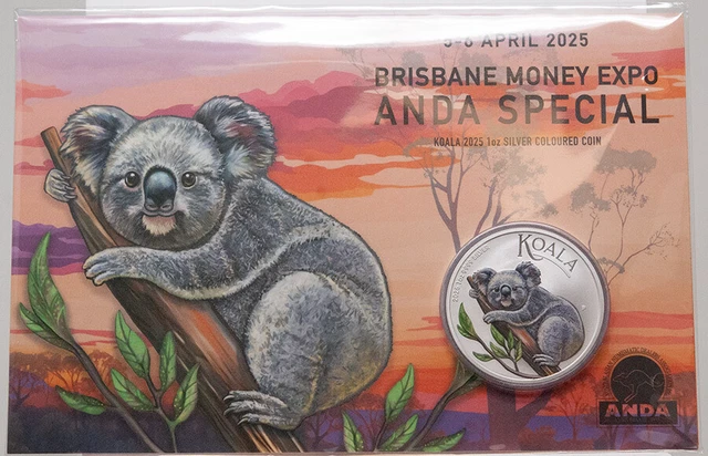 AUSTRALIEN 1 DOLLAR 2025 - Brisbane Money Expo ANDA special - Koala EUR ...