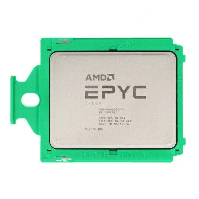 PROCESADOR DE CPU AMD EPYC 7702P desbloqueado 2,0 GHz 64 núcleos 128 hilos 256 MB 200W SP3 EUR ...