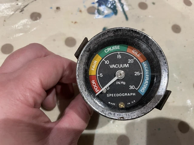 SPEEDOGRAPH VACUUM GAUGE £52.72 - PicClick UK