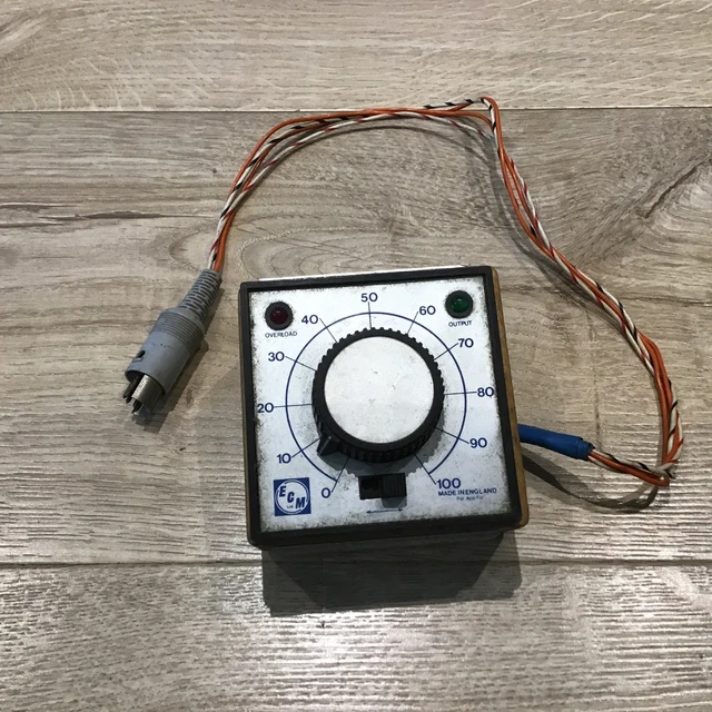 ECM COMPSPEED ANALOGUE Model Railway Controller With dial and ...