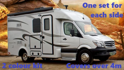 (NO.922) CAMPER VAN GRAPHICS MOTORHOME STICKERS GRAPHICS DECALS CARAVAN ...