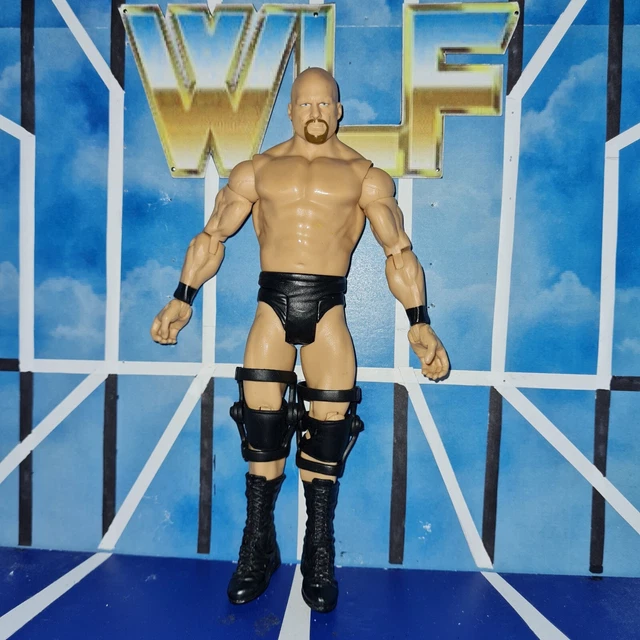 STONE COLD STEVE Austin - Basic Series - WWE Mattel Wrestling Figure (A) £4.50 - PicClick UK