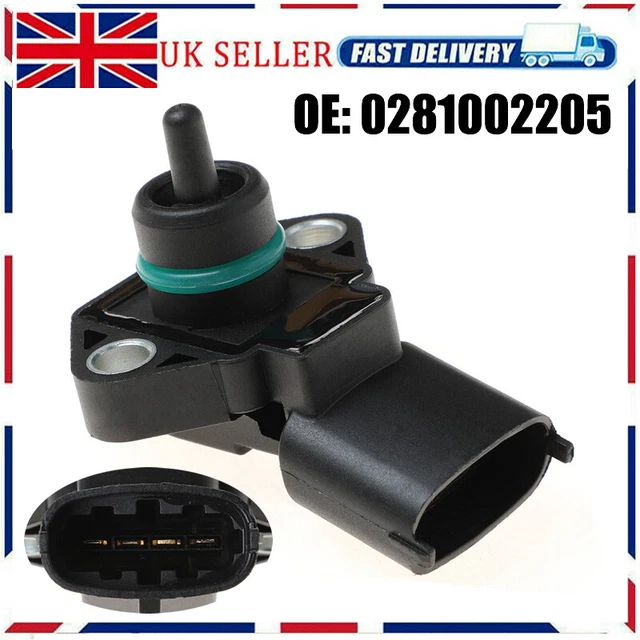 MAP AIR PRESSURE Sensor #MHK100640 For Land Rover Discovery & Defender ...