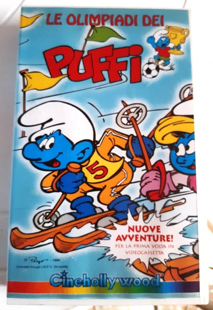 LE OLIMPIADI DEI Puffi (Vhs Originale Cinehollywood) Cartone Animato ...