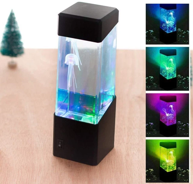 ELECTRIC JELLYFISH TANK Aquarium Fantasy Jellyfish Lamp Color Changing ...