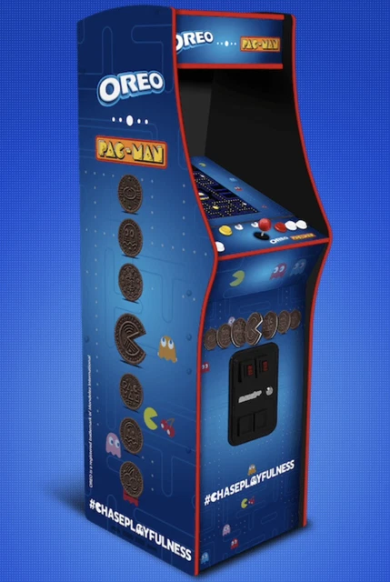 OREO PAC-MAN FULL Size Arcade Machine Arcade1Up Deluxe £250.00 ...