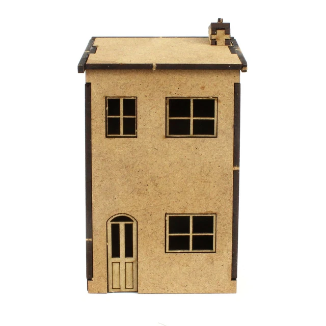 WWS SCRATCH AID Buildings - Low Relief Home Facade - OO/HO Scale ...