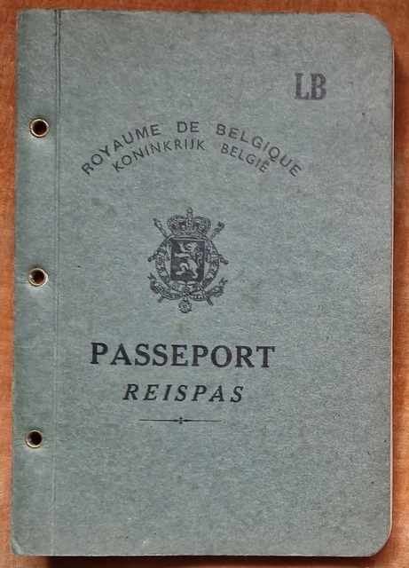 ANCIEN PASSEPORT BELGE de 1948 - REISPAS - Royaume Belgique- collection ...