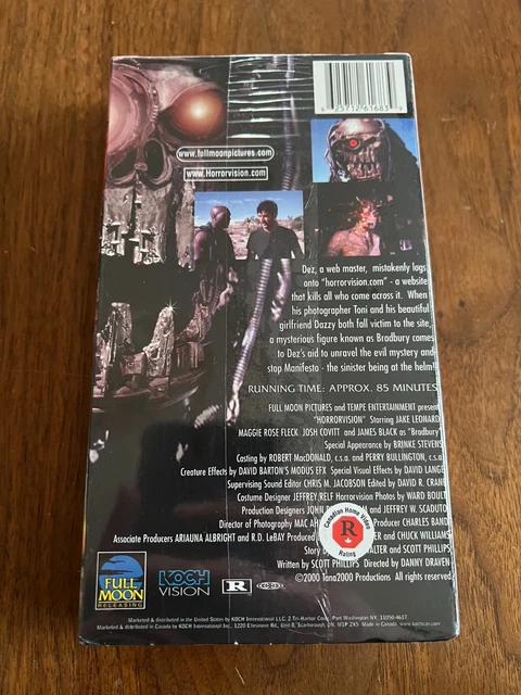 HORRORVISION (2000) FULL Moon Koch Video VHS Cult Brinke Stevens NEW ...