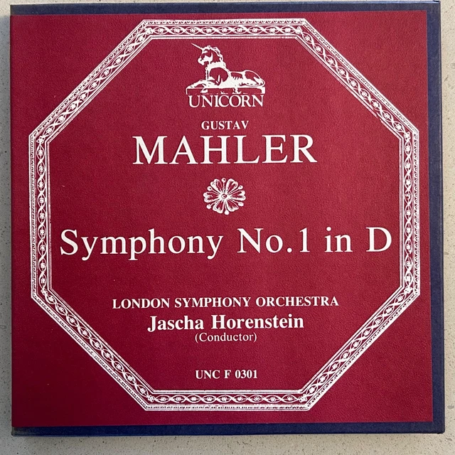 MAHLER &SYMPHONY NO 1" HORENSTEIN Reel-To-Reel Tape Barclay Crocker INSERT DOLBY EUR 30,50 ...