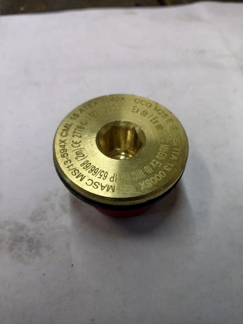 M25 FLAME PROOF Blanking Plugs BLN25 CML ATEX IECEx Exdb Exeb £40.00 ...