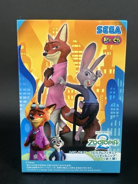ZOOTOPIA 2 JUDY Hopps & Nick Wilde ACT/CUT Premium Figure SEGA Japan ...