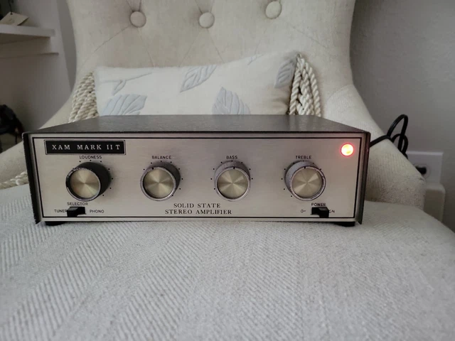 RARE XAM MARK II-T SOLID STATE STEREO AMPLIFIER Amp Vintage Used ...