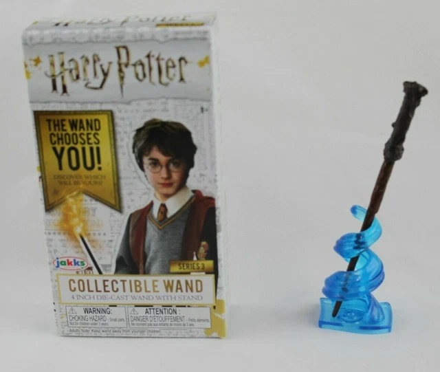 HARRY POTTER COLLECTIBLE 4” Die-Cast Mini Harry Potter Wand W/ Stand By ...