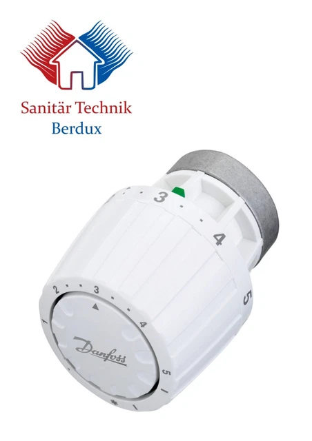 DANFOSS THERMOSTAT HEAD RA-V 2960 for RAV housing, clamp attachment 34 ...