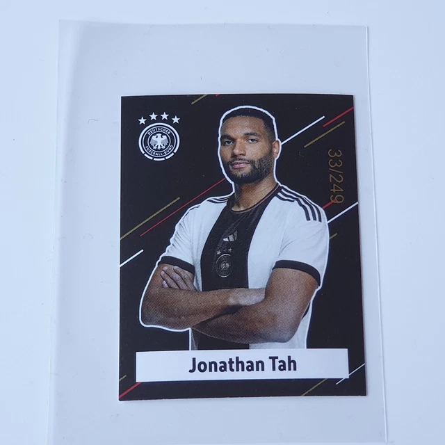 FIFA 2022 WORLD Cup Qatar DFB Team Sticker Parallel 33/249 Jonathan Tah ...