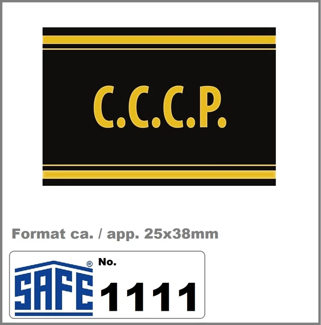 C.C.C.P-SOVIET UNION SIGNETTE Sticker-Self-Adhesive-SAFE-1111 ...