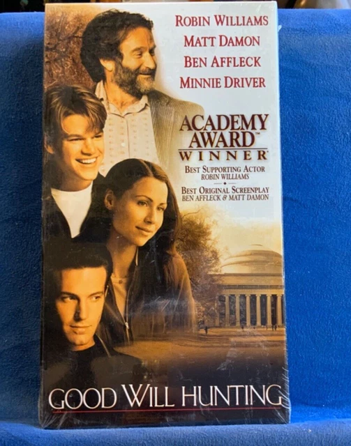 GOOD WILL HUNTING VHS 1997 Robin Williams Matt Damon Ben Affleck NEW ...