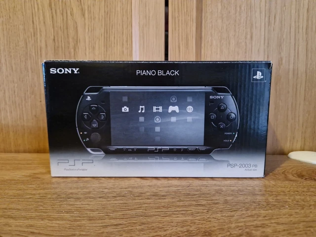 SONY PLAYSTATION PORTABLE PSP (Model 2003), Piano Black, Boxed, UK ...