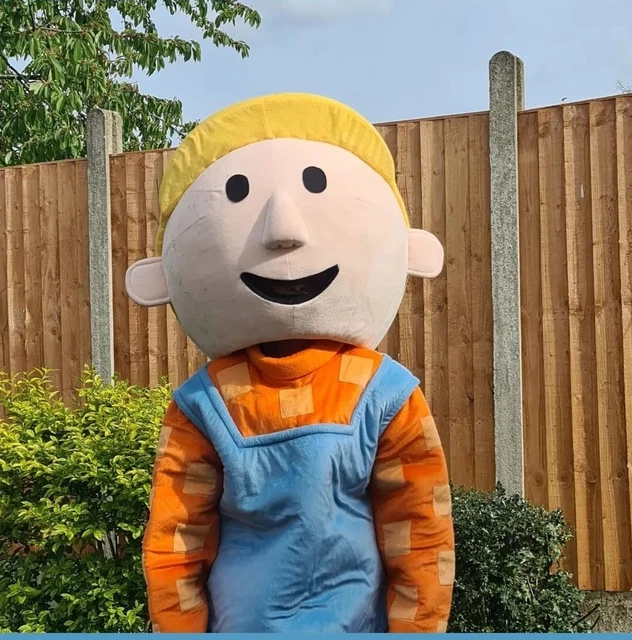 HIRE BOB THE Builder Mascot Lookalike Costume Mascot Fancy Dress Adult ...