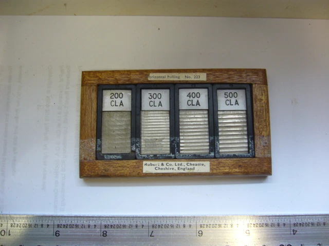 VINTAGE 'RUBERT' SURFACE ROUGHNESS SCALE (3889) £25.00 - PicClick UK