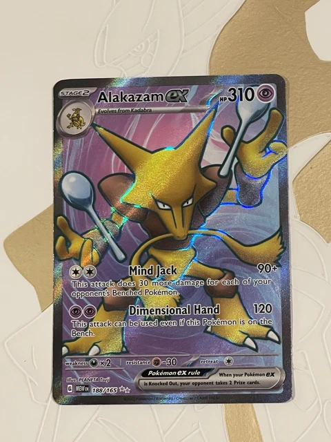 POKÉMON TCG ALAKAZAM ex - 188/165 - SV : Écarlate & Violette 151 (MEW) comme neuf EUR 13,24 ...