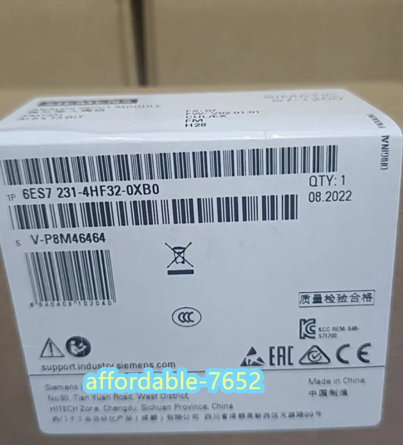 MODULE ANALOGIQUE SIEMENS 6ES7231-4HF32-0XB0 S7-1200 PLC flambant neuf ...