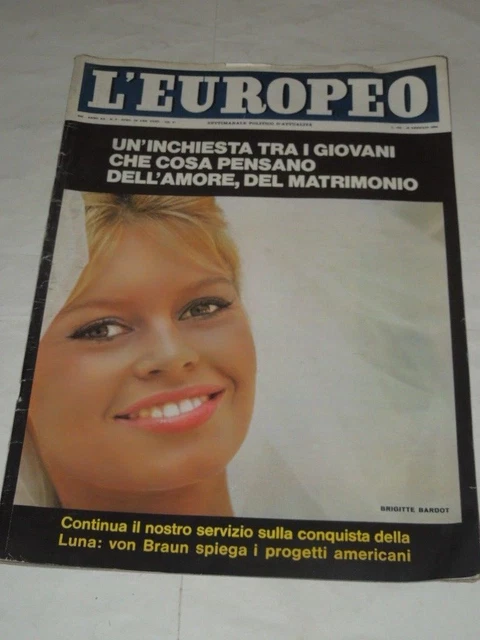 BRIGITTE BARDOT-HENRY MOORE-PATTERSON E Amonti-Marco Ferreri-Maria ...