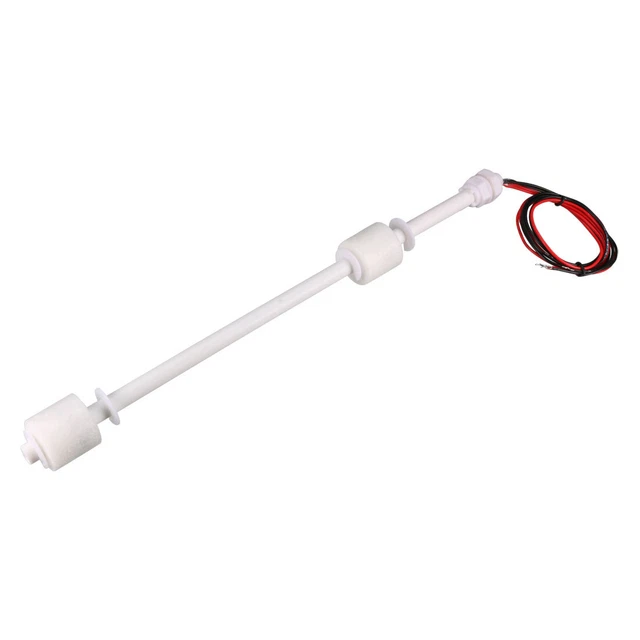 PP DUAL BALL Float Switch 265mm Fish Tank Vertical Liquid Water Level ...