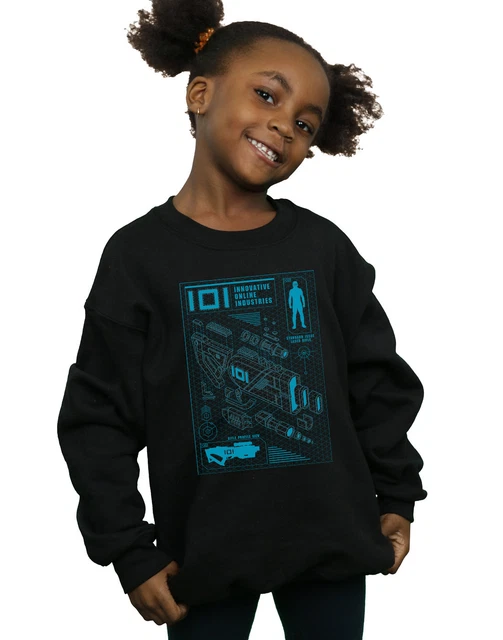 READY PLAYER ONE Fille IOI Laser Rifle Blueprint Sweat-Shirt EUR 37,19 ...