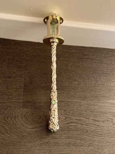 DISNEY STORE TINKERBELL Light Up Gold Wand Tinker Bell Peter Pan £14.95 ...