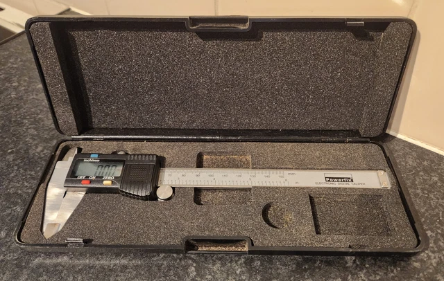 POWERFIX ELECTRONIC DIGITAL Caliper in Case 15.00 PicClick UK