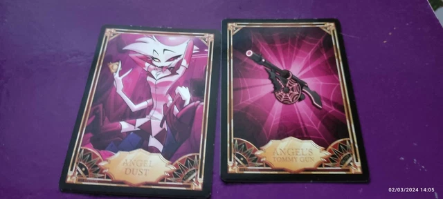 HAZBIN HOTEL TRADING Card - ANGEL DUST 05/50 + tommy gun - Season 1 1st ...