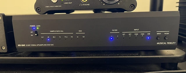 MUSICAL FIDELITY MX DAC 32bit/192kHz Upsampling DAC In BLACK $450.00 ...