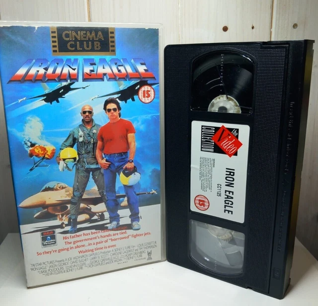 IRON EAGLE - Louis Gossett Jr - Jason Gedrick - Vintage PAL VHS Video ...