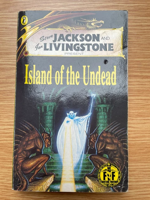ISLAND OF THE Undead Fighting Fantasy #51 by Ian Livingstone, Steve ...