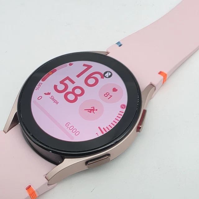SAMSUNG GALAXY WATCH FE 40mm Pink Smart Watch Bluetooth Fitness Tracker ...